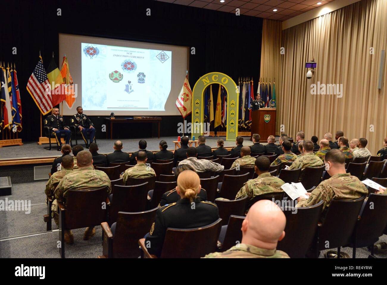 U.S. Army, Staff Sgt. Astin P. Muse, 39th Signal Battalion makes a ...