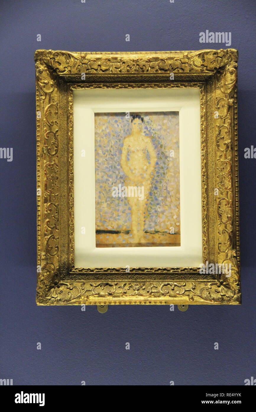 Georges seurat les poseuses hi-res stock photography and images - Alamy