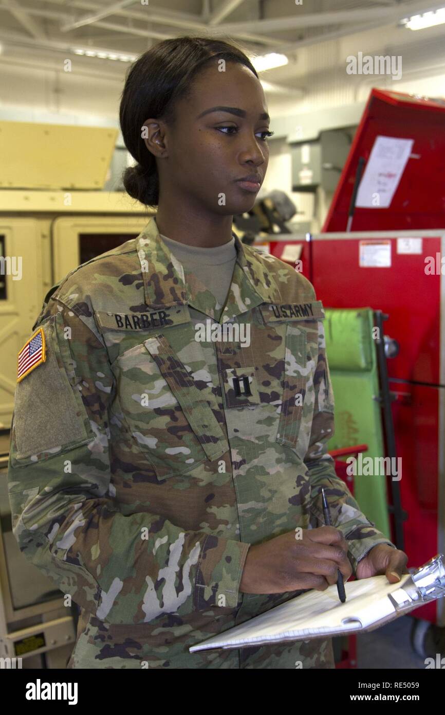 Capt. Deshauna Barber, Commander, 988th Quartermaster Detachment tours ...