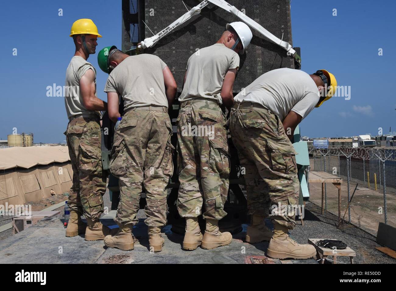 U.S. Air Force Combined Joint Task Force-Horn of Africa members, 726th ...