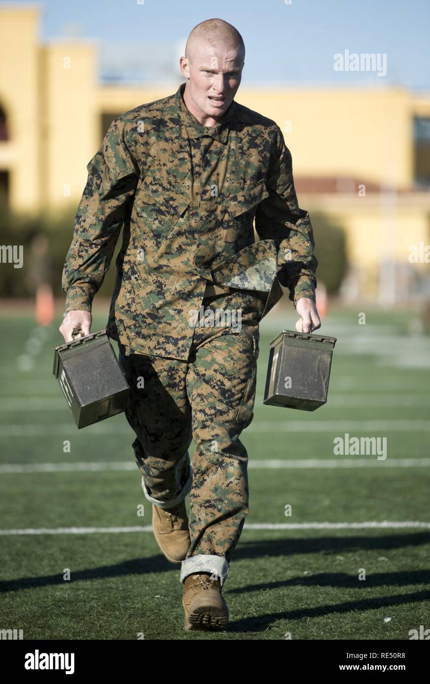 U.S. Marine Corps recruit Matthew K. Williams with Company B, 1st ...
