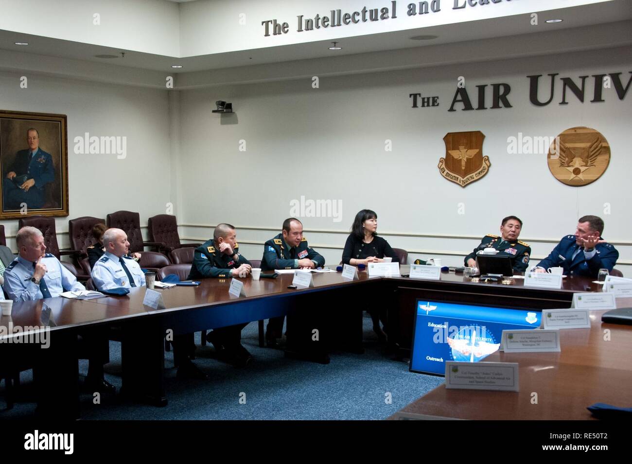 Maxwell AFB, Ala. - Major General Timothy Leahy, Commander, LeMay ...