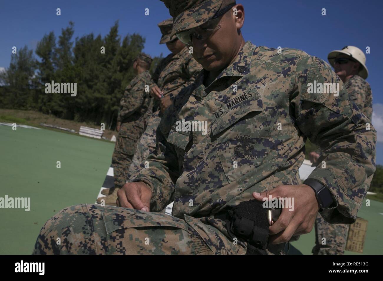 Staff Sgt. Jorge Estrada, a warehouse clerk with the 31st Marine ...