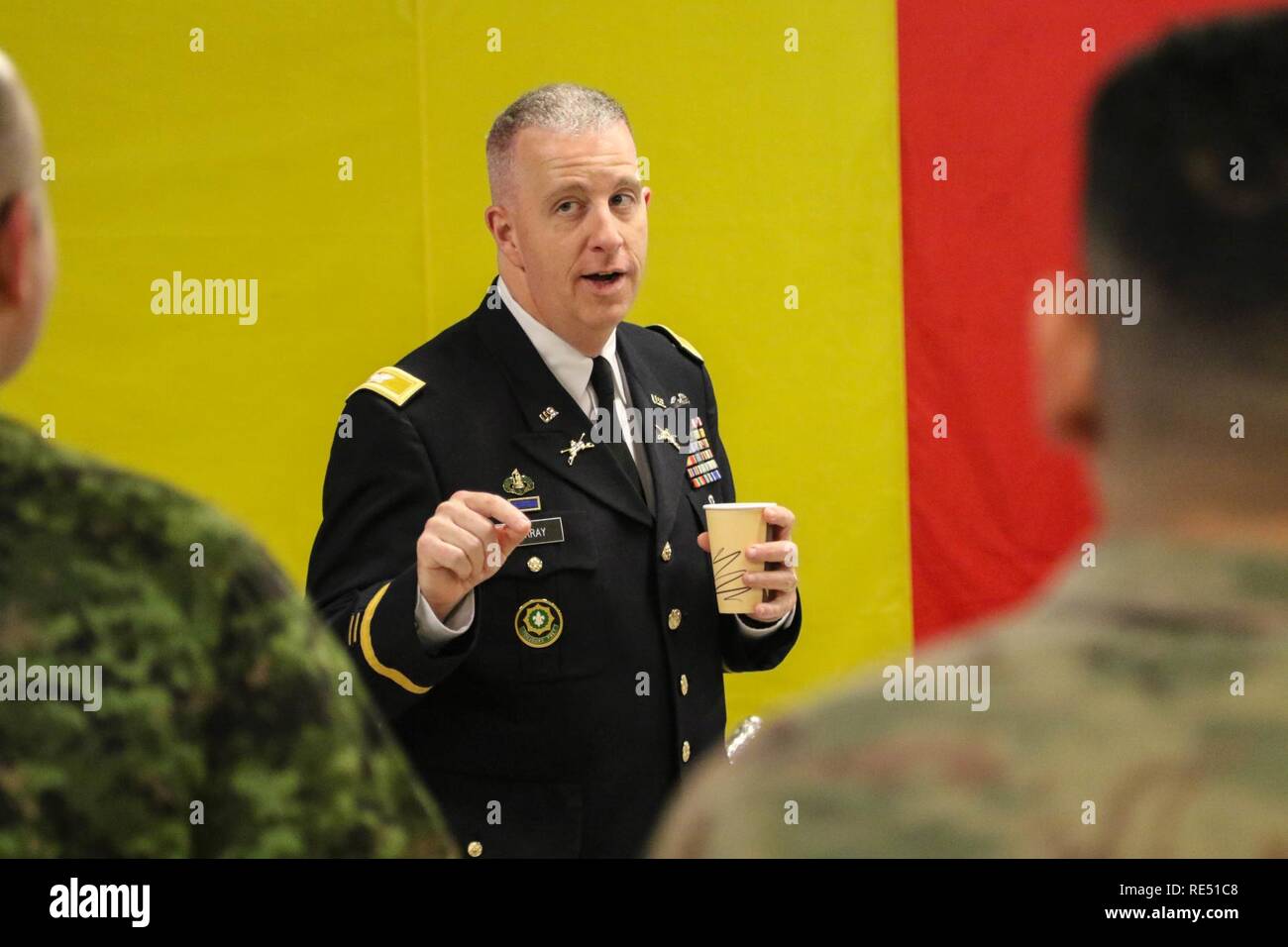U.S. Army Col. Dale Murray, Commander of the Black Sea Area Support ...