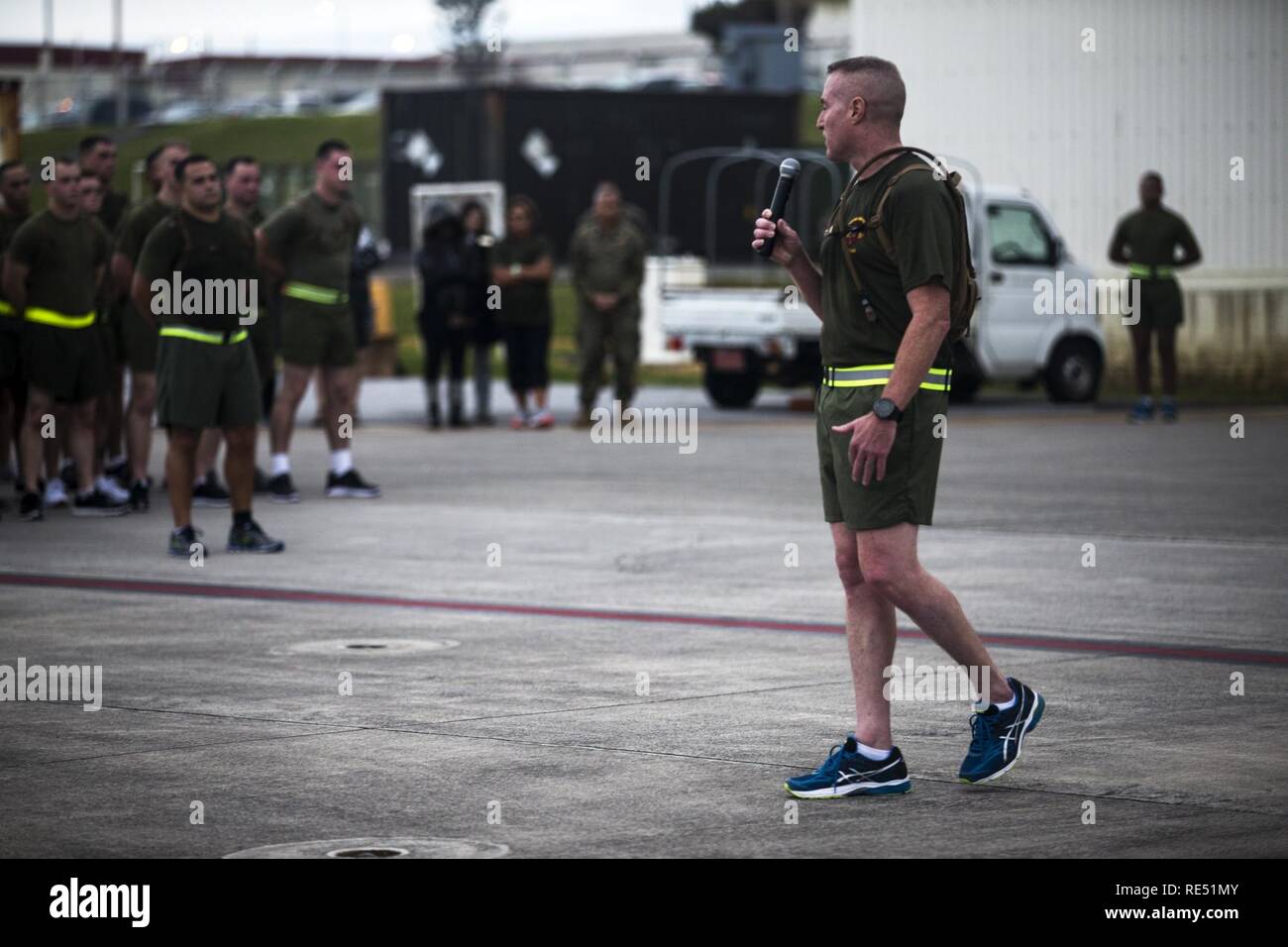 1st maw flight line run motivational run hi-res stock photography and ...