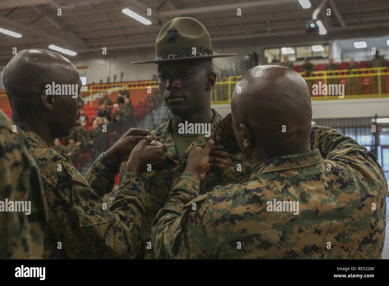 Drill Instructor Sgt. Henry Truzy is meritoriously promoted to staff ...