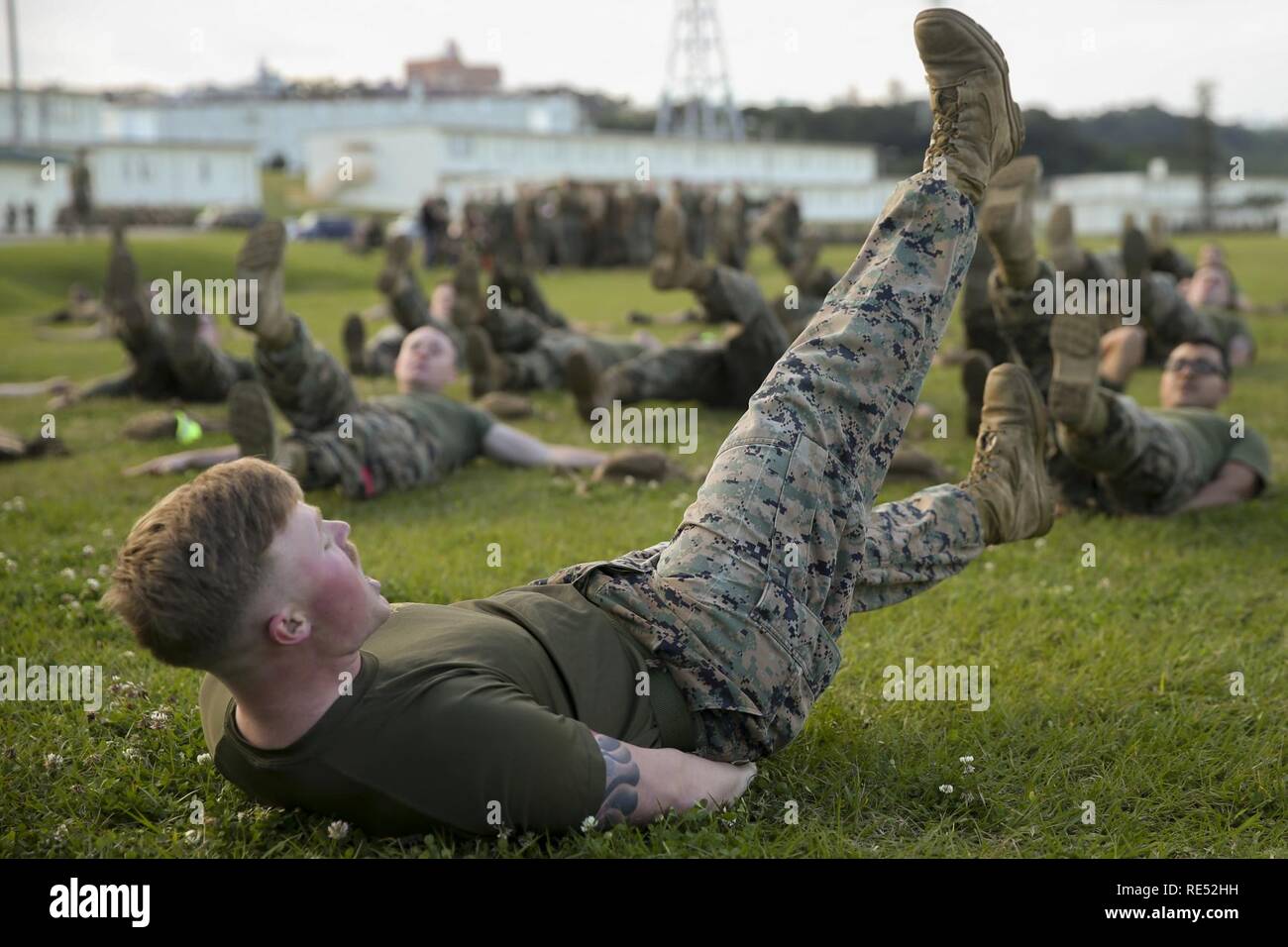 Sgt. Brandon A. Gaddy leads exercises with Marines and Sailors of ...