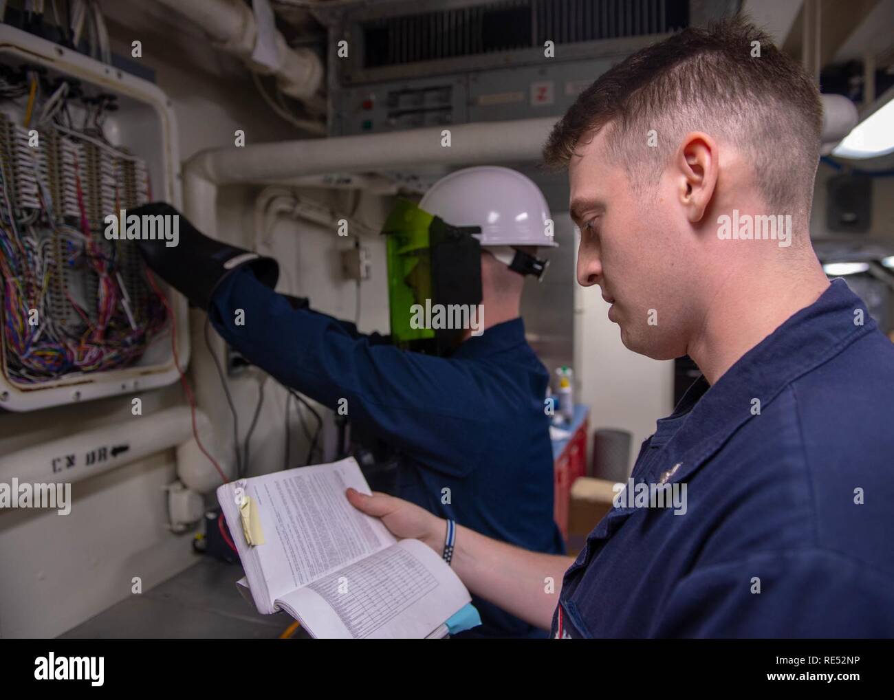 U.S. Navy Interior Communications Electrician 3rd Class Ethan Buckman ...