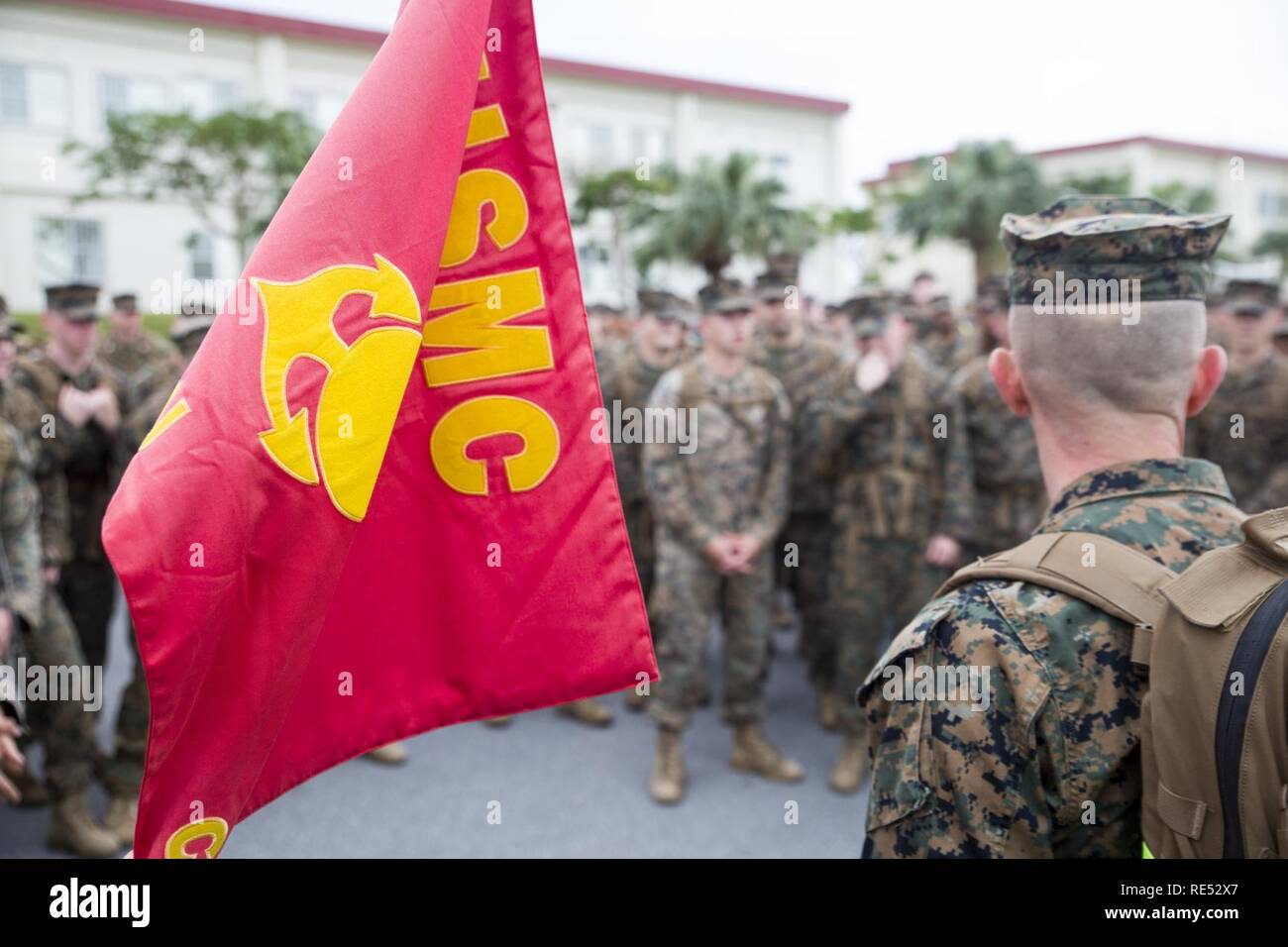Col. Robert Brodie, commanding officer of the 31st Marine Expeditionary ...