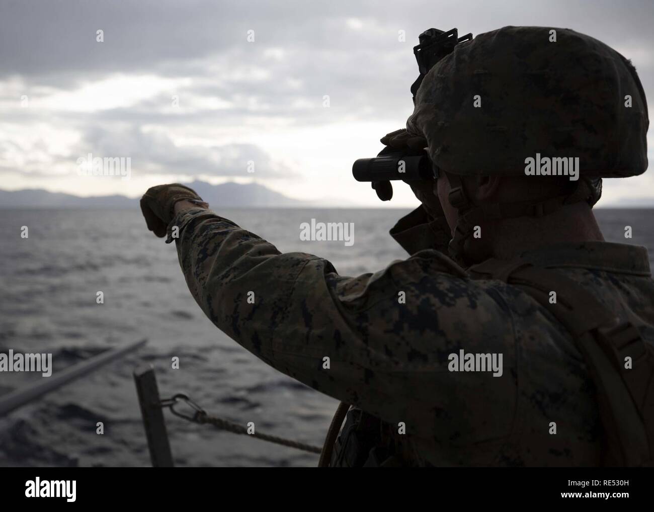 Lance Cpl. Austin Shaw, a machine gunner with Battalion Landing Team ...