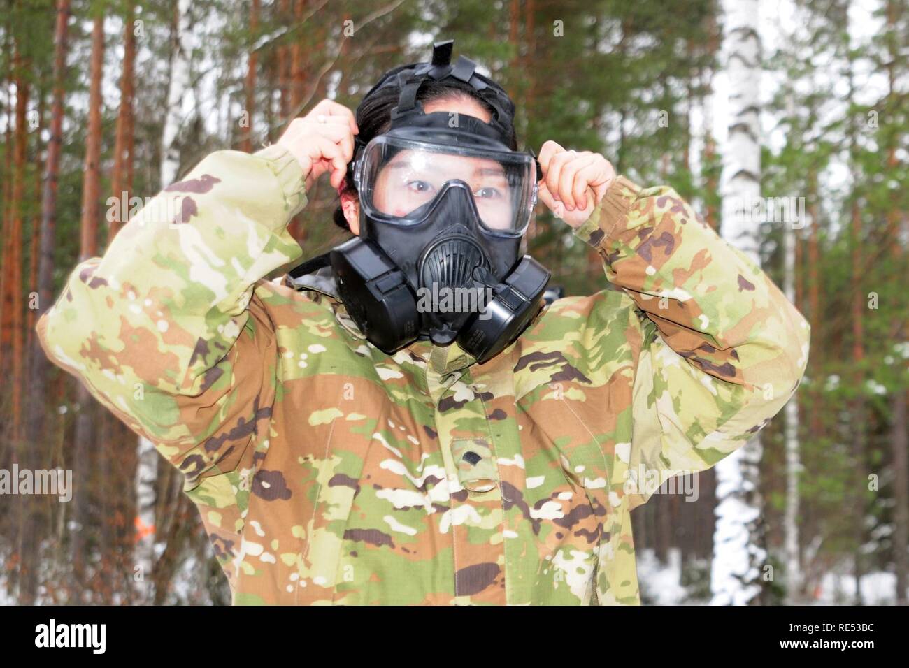U.S. Army Spc. Bao Qiu assigned to 1st Squadron, 7th Cavalry Regiment ...