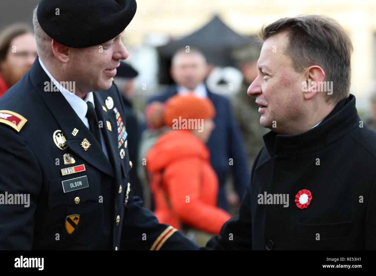 Col. Brian Olson, chief of staff of the Headquarters, Mission Command ...