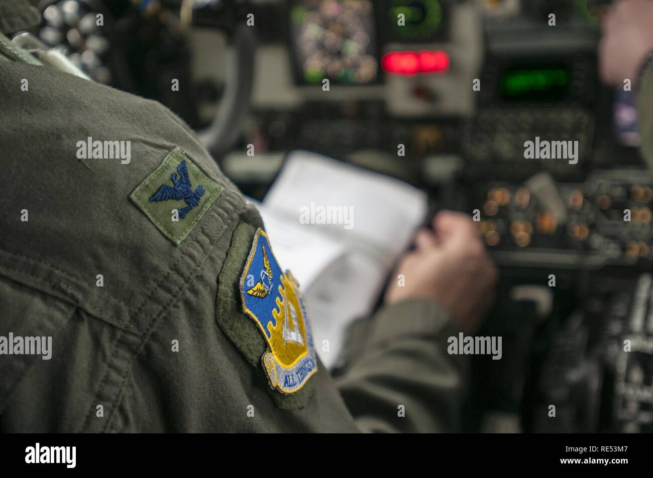U.S. Air Force Col. Mark Auer, commander of the 121st Air Refueling ...