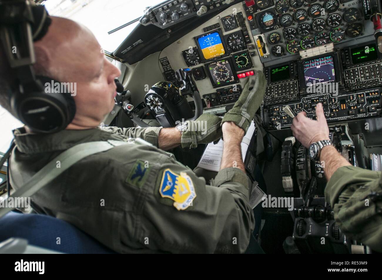 U.S. Air Force Col. Mark Auer, commander of the 121st Air Refueling ...