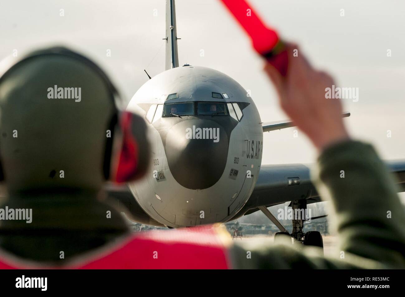 U.S. Air Force Col. Mark Auer, commander of the 121st Air Refueling ...