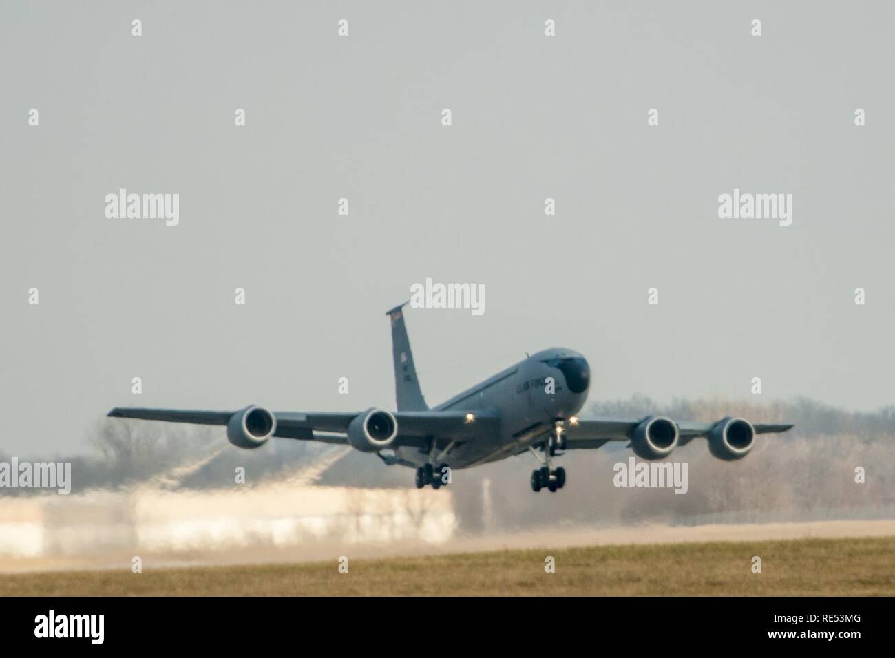 U.S. Air Force Col. Mark Auer, commander of the 121st Air Refueling ...
