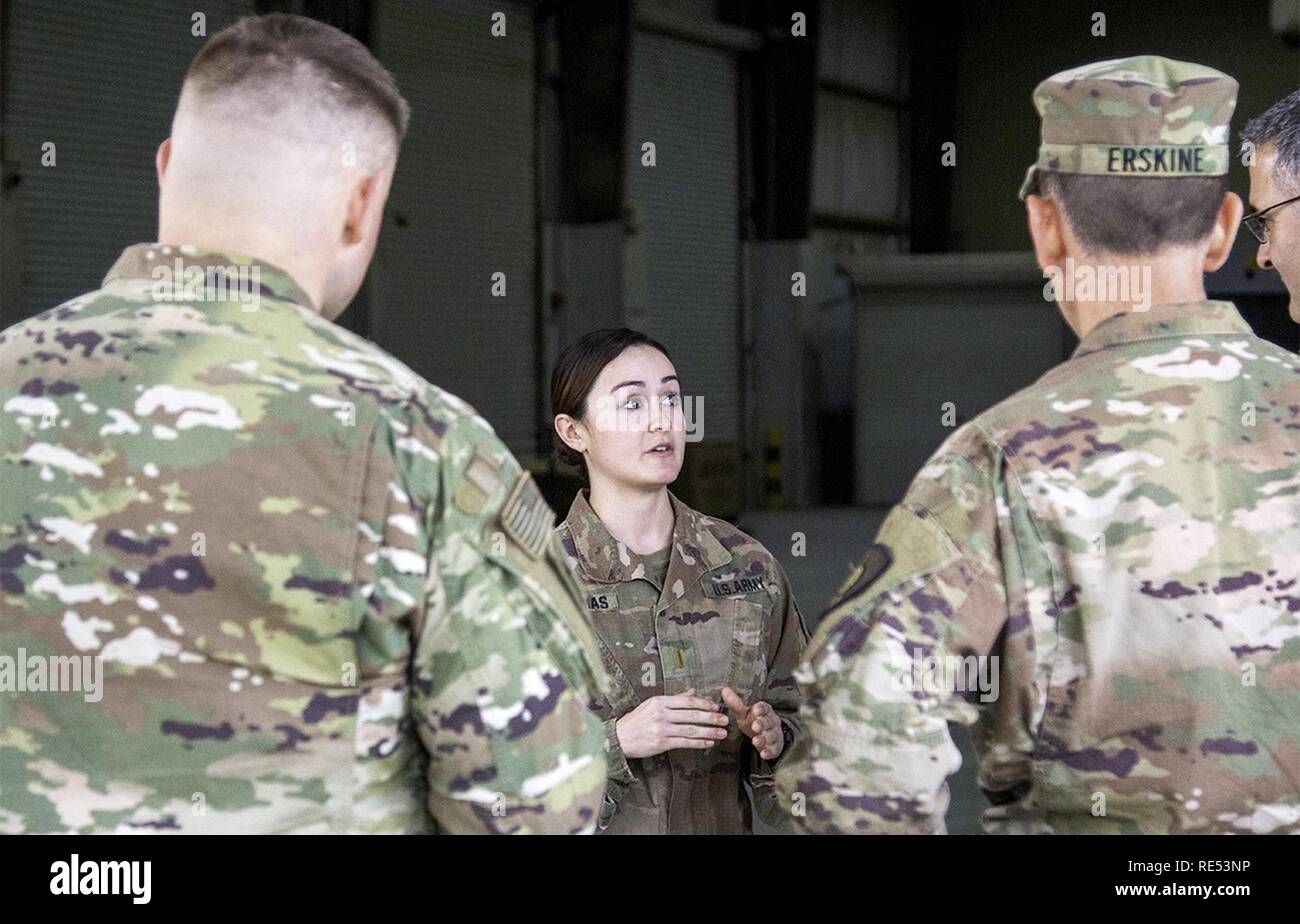 2nd Lt. Stephanie Palamas, Joint Military Mail Terminal officer in ...