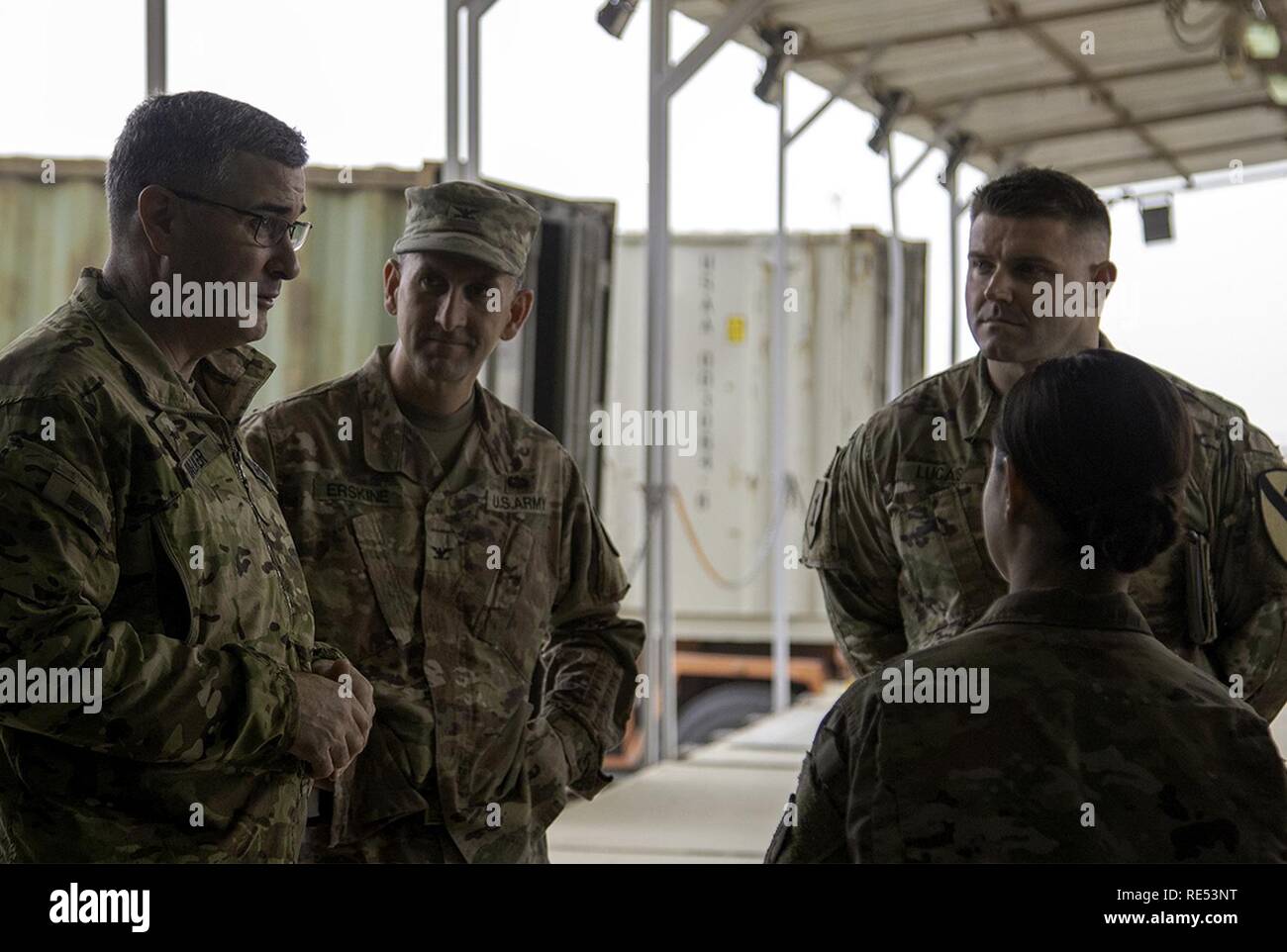 Brigadier General Clint Walker, 184th Sustainment Command, discusses ...
