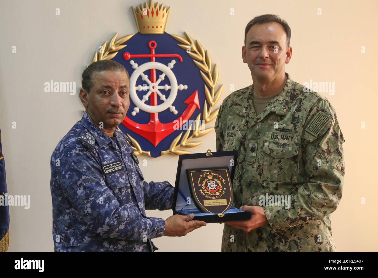 MANAMA, Bahrain (Jan. 6, 2019) Commodore Mohammed Al-Asam, commander of ...