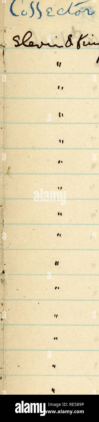 . Joseph R. Slevin Galapagos expedition journal and collecting ...