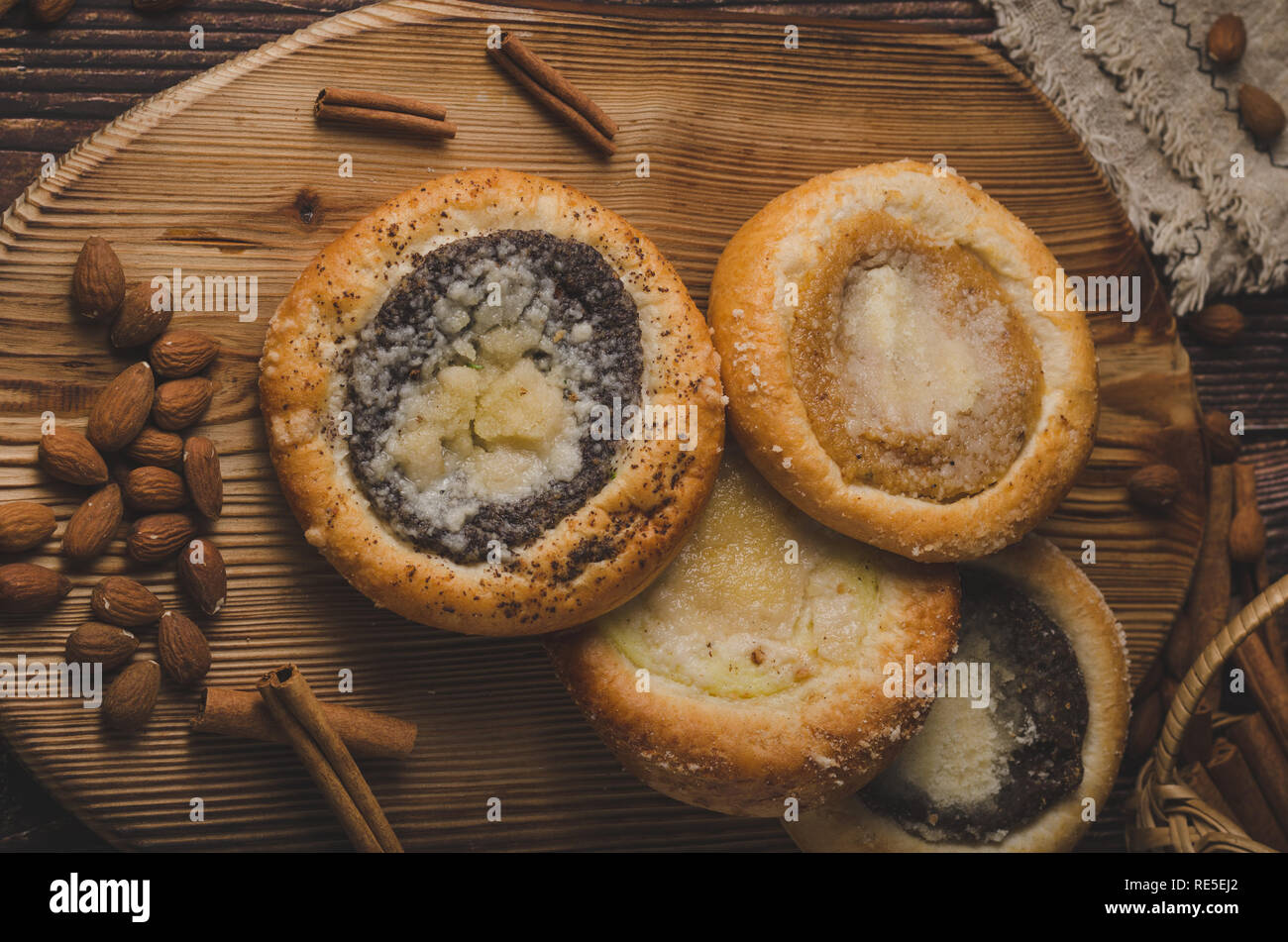 Old Bohemian cakes, vintage dessert from Czech Republic Stock Photo - Alamy
