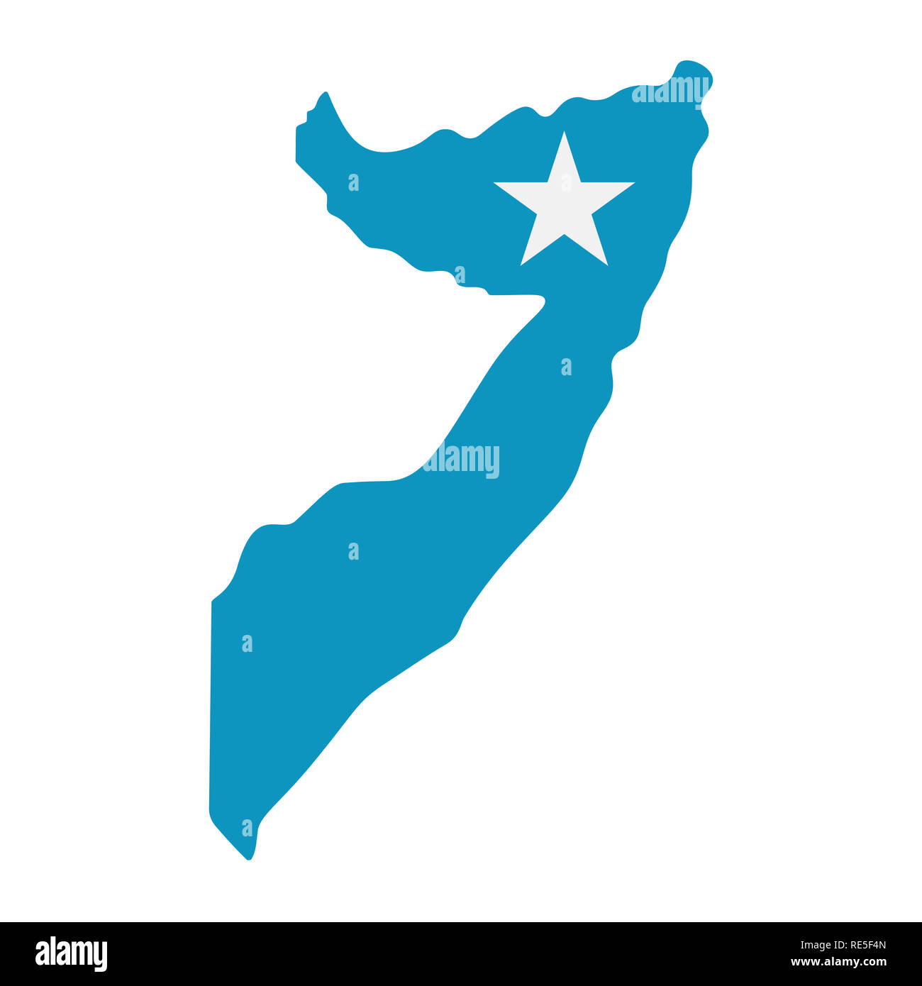 Map of somalia Cut Out Stock Images & Pictures - Alamy