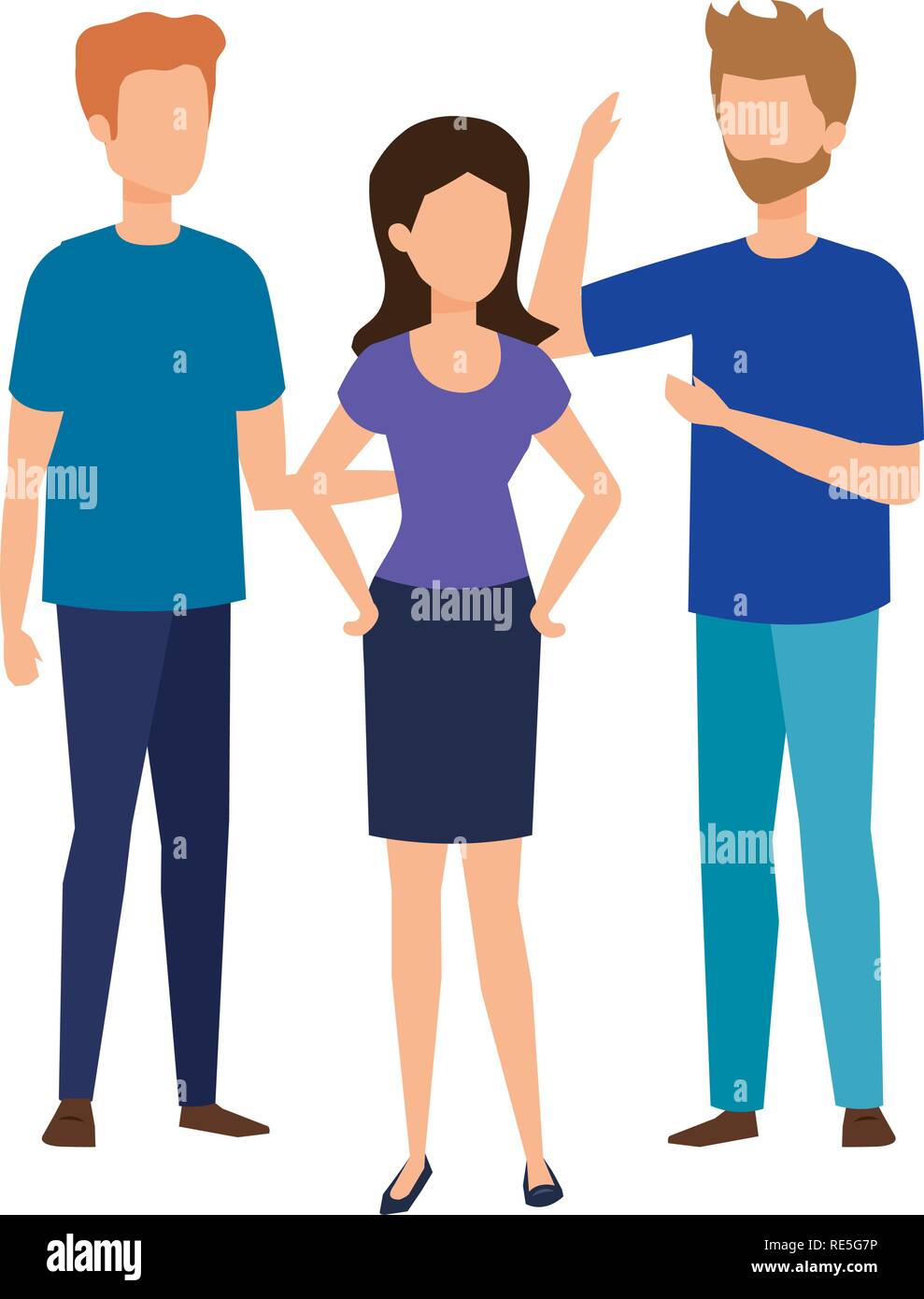 group of people characters Stock Vector Image & Art - Alamy
