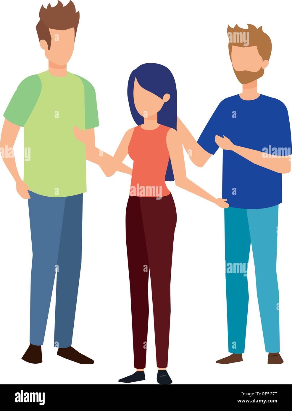 group of people characters Stock Vector Image & Art - Alamy