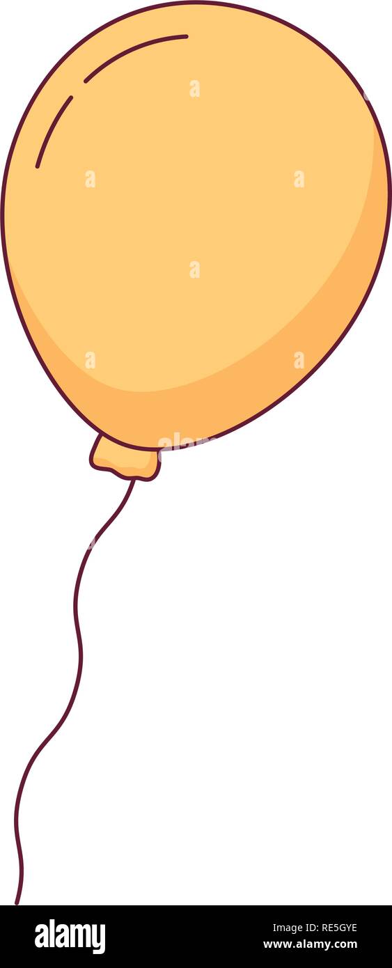 balloon helium floating icon vector illustration design Stock Vector ...