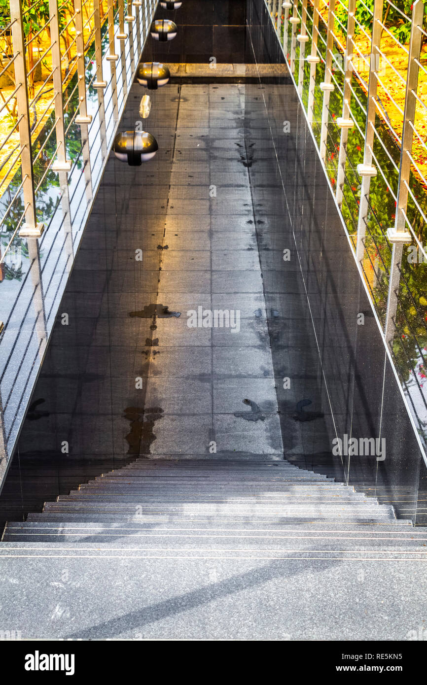 The entrance to the underground granite passage Stock Photo - Alamy