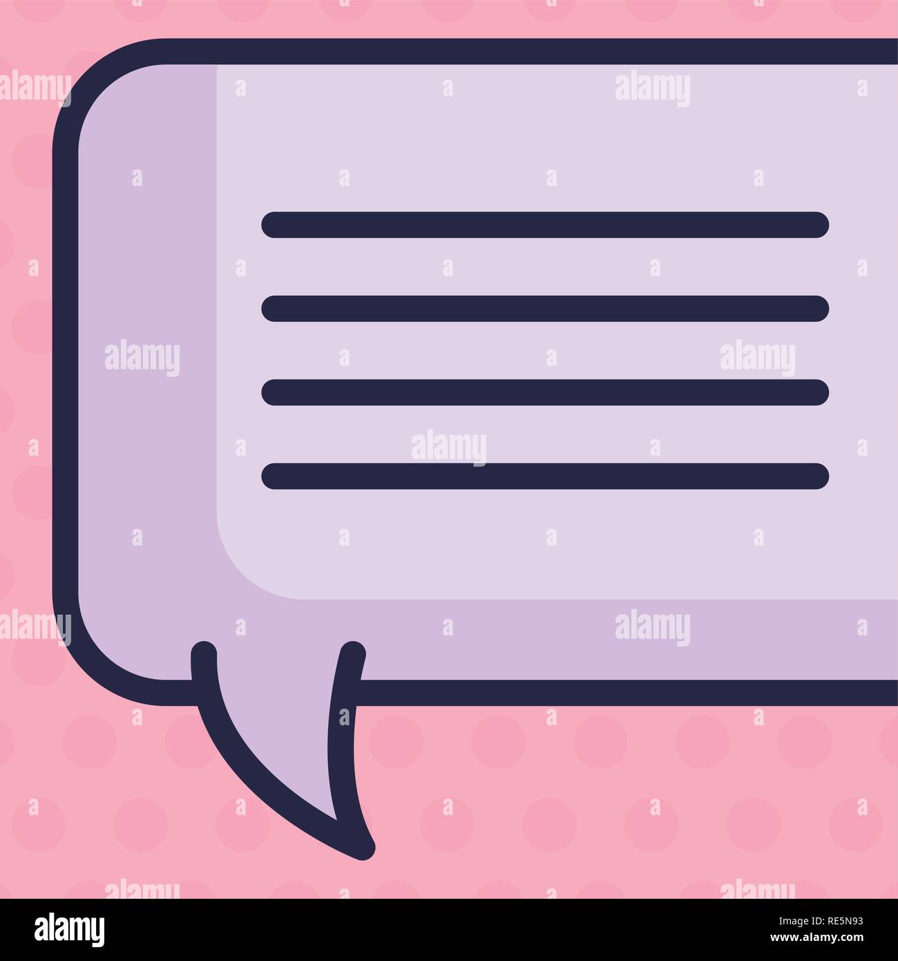 speech bubble message icon vector illustration design Stock Vector ...