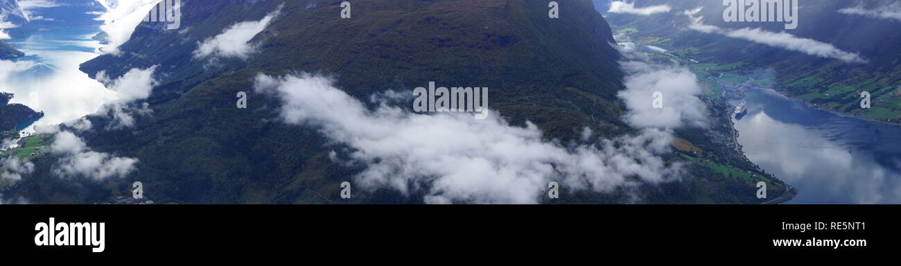 Mt Hoven skylift, Loen, Norway Stock Photo - Alamy