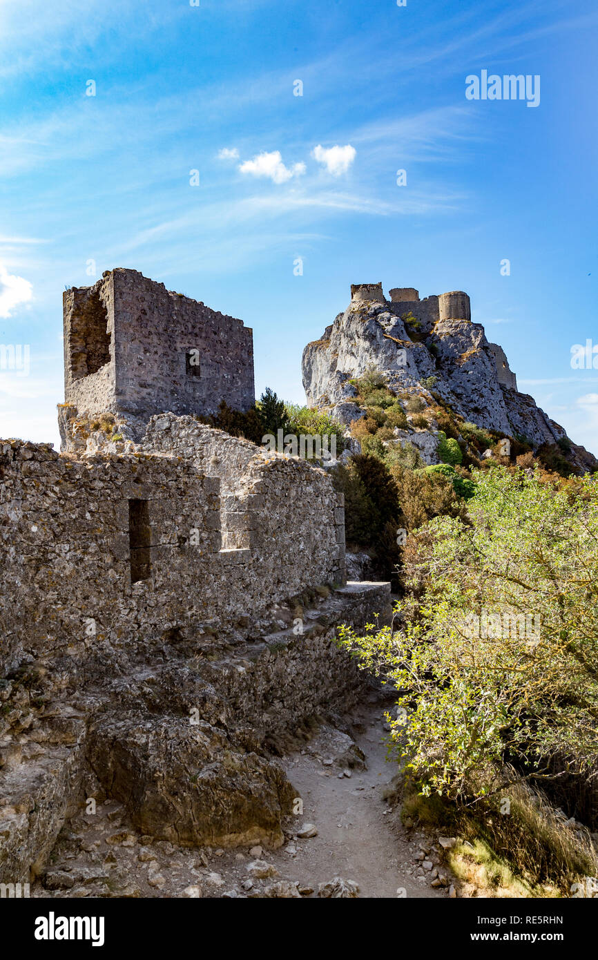 Chateau chateau peyrepertuse hi-res stock photography and images - Alamy