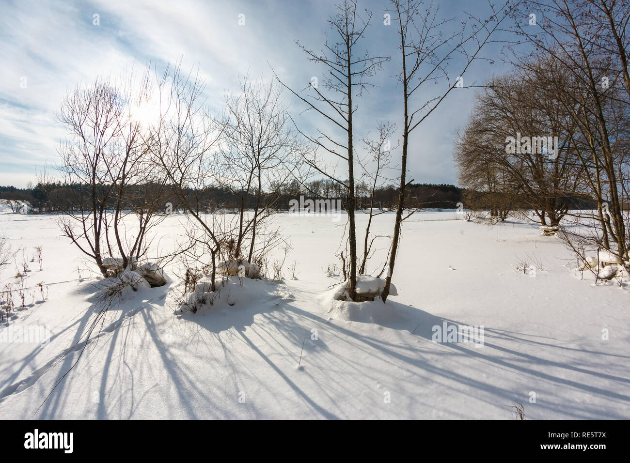 Sunlight cool shadows landscape hi-res stock photography and images - Alamy