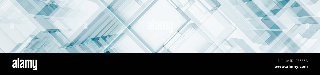 Horizontal panorama 3d rendering Stock Photo - Alamy