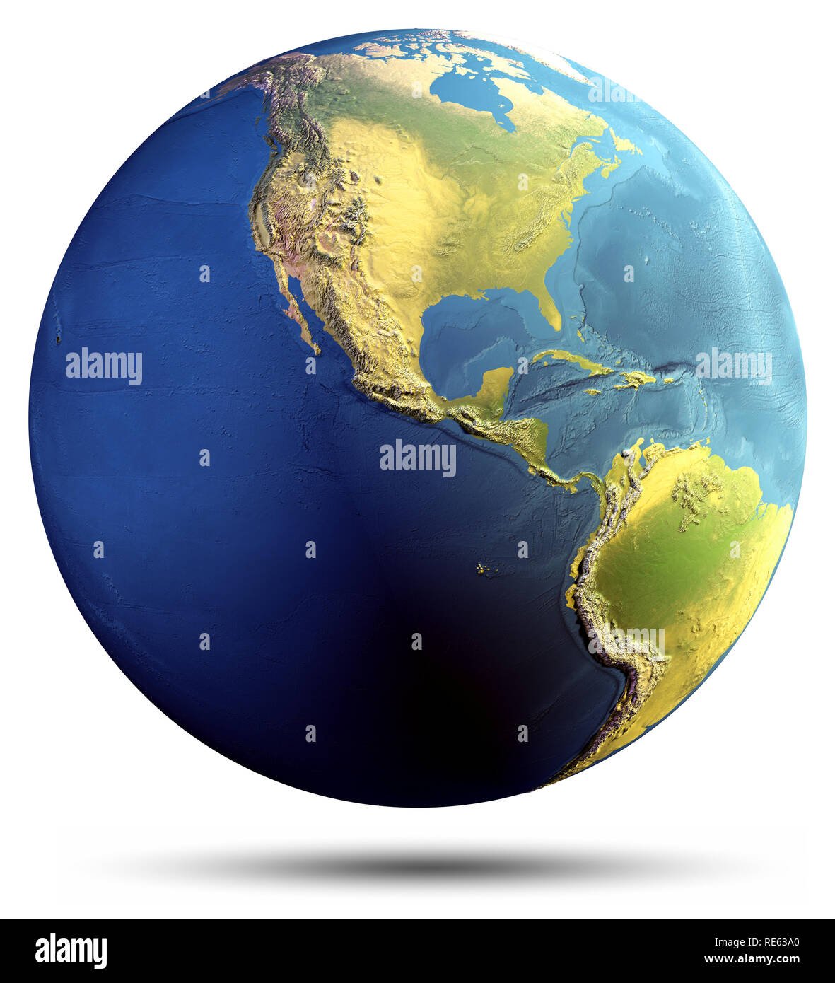 Planet Earth isolated Stock Photo - Alamy