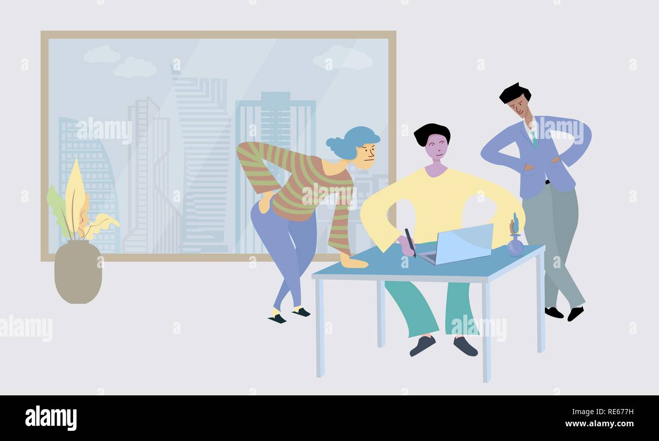 Young people talking view Stock Vector Images - Alamy