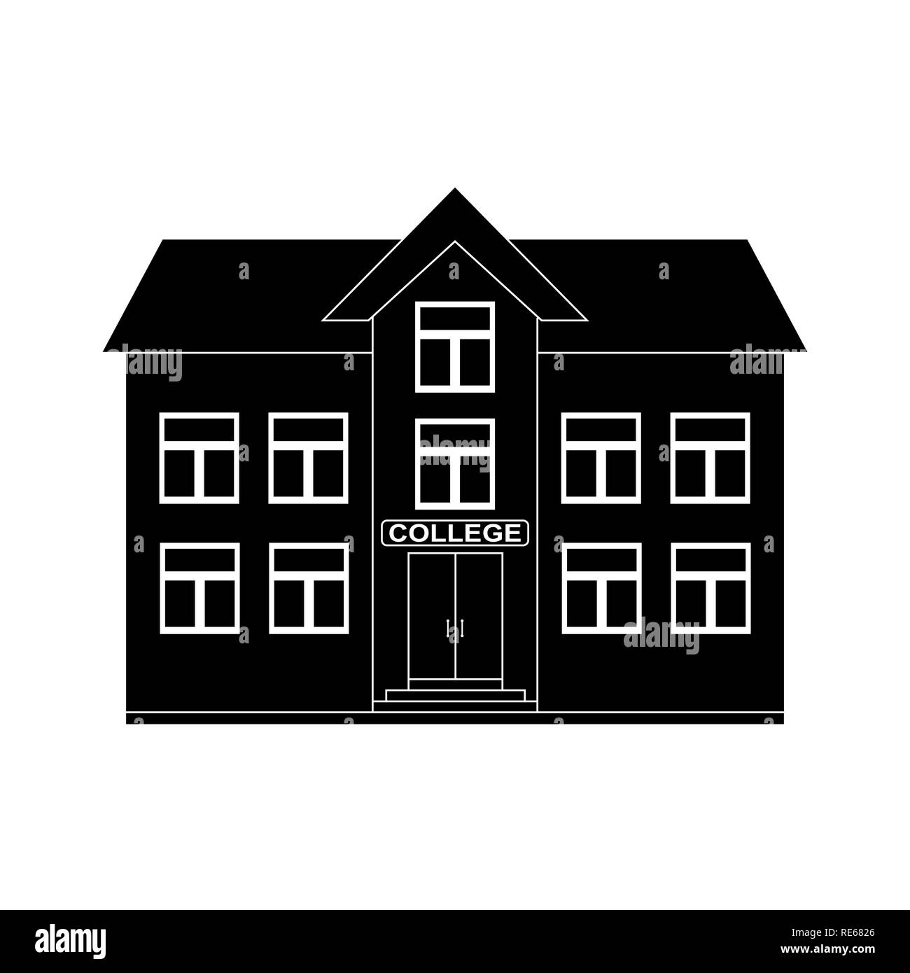 Modern college architecture Cut Out Stock Images & Pictures - Alamy