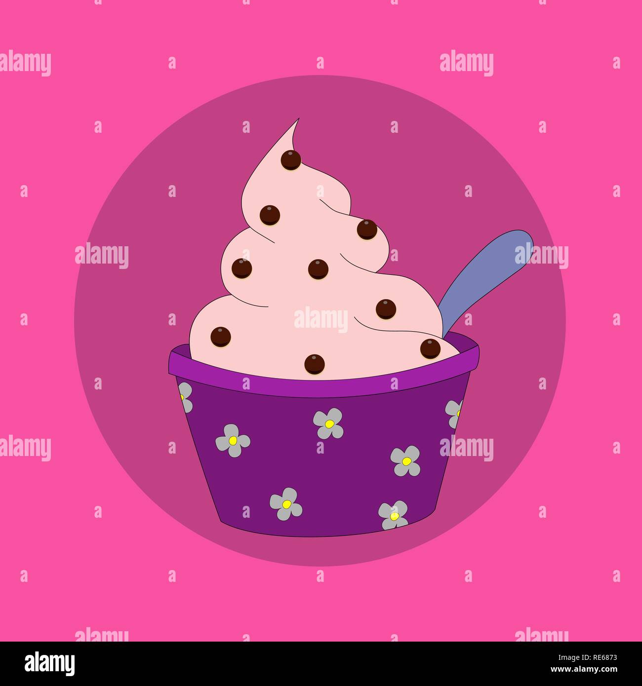 Spoon sprinkle Stock Vector Images - Alamy
