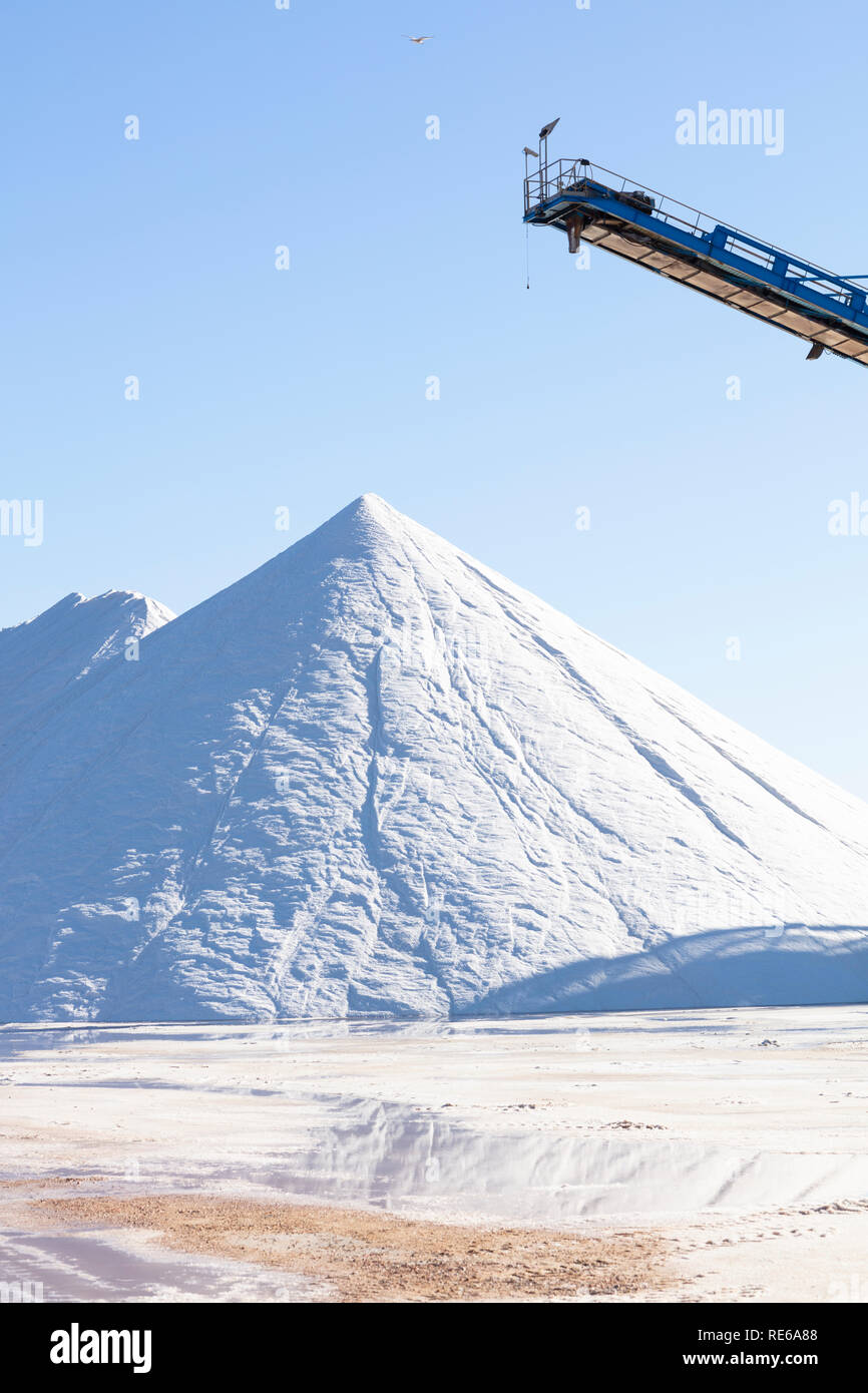 white salt mountain on blue background, high resolution image and size ...
