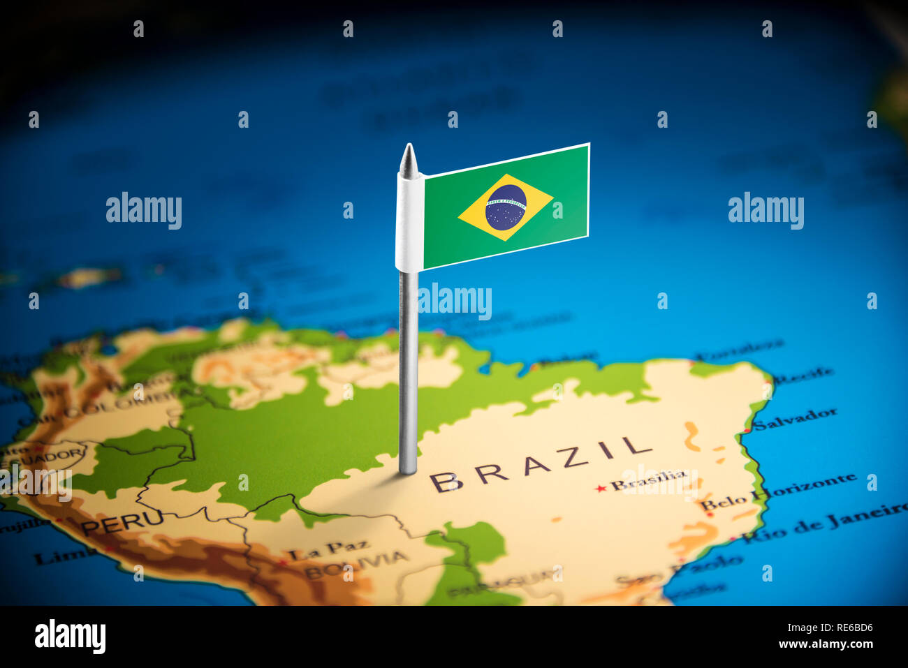 Brasilia brazil city map hi-res stock photography and images - Alamy