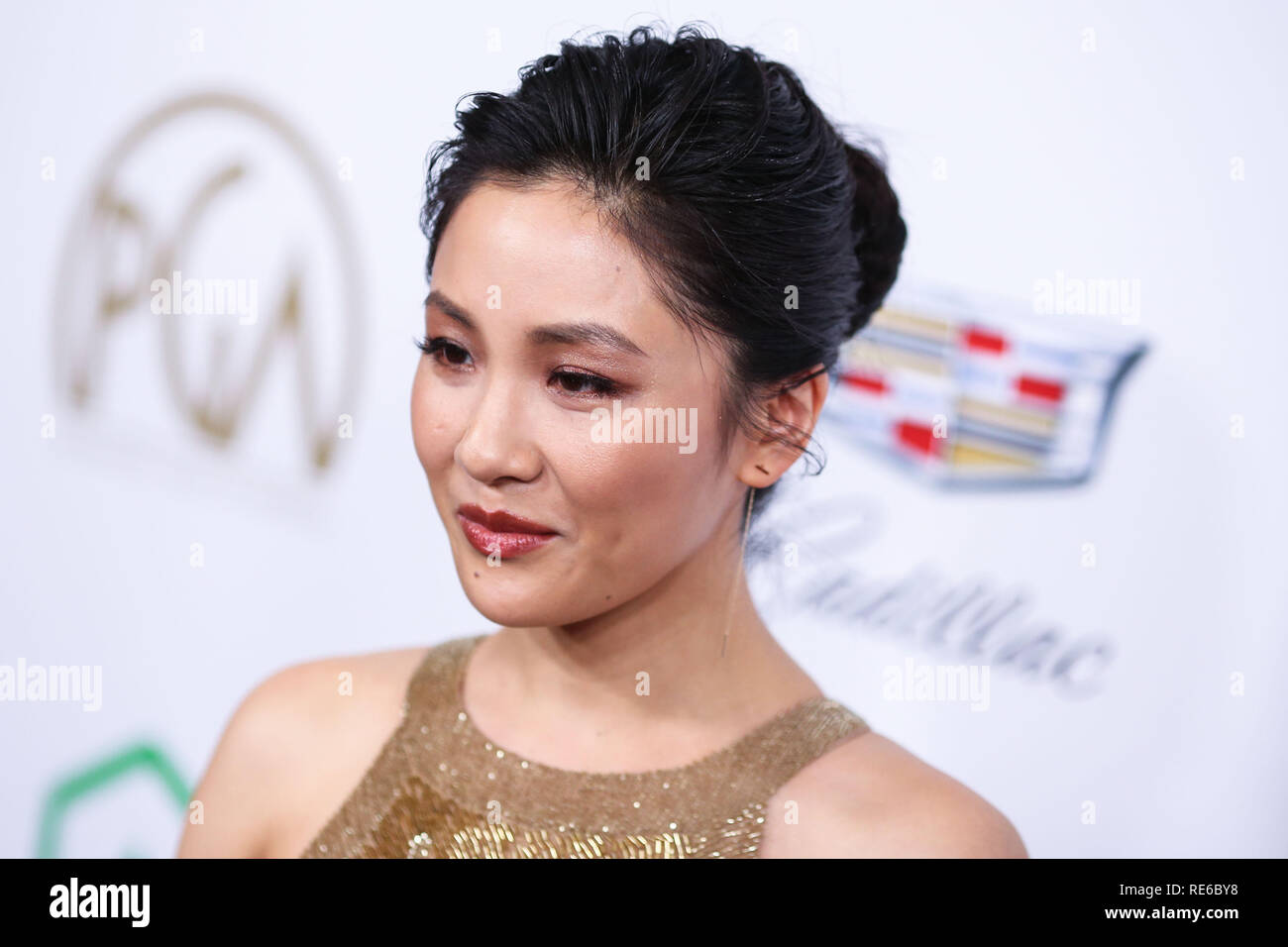 Los Angeles, USA. 19th Jan 2019. Actress Constance Wu arrives at the ...