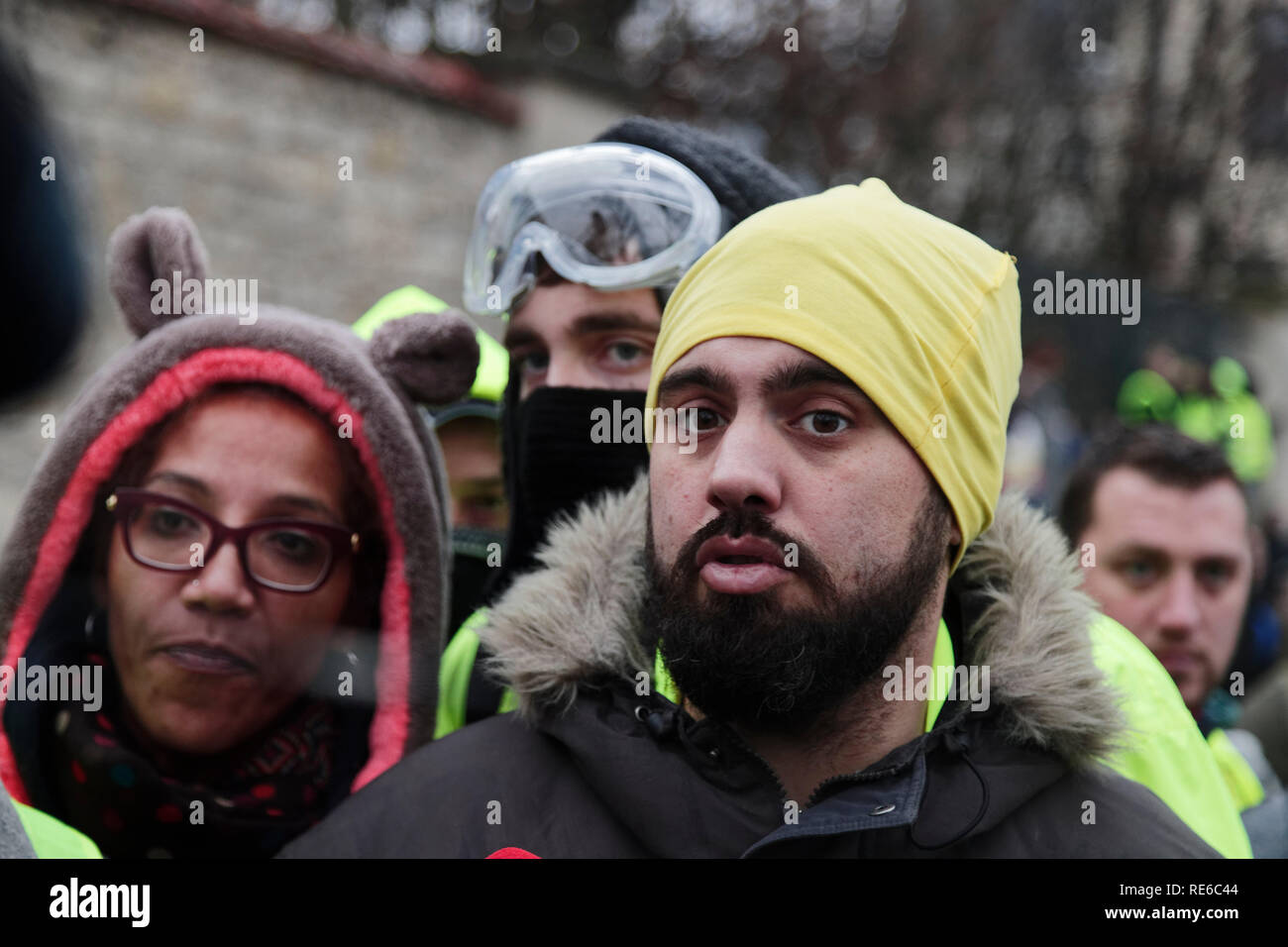Paris, France. 19th Jan, 2019. Eric Drouet attends in the 10th ...