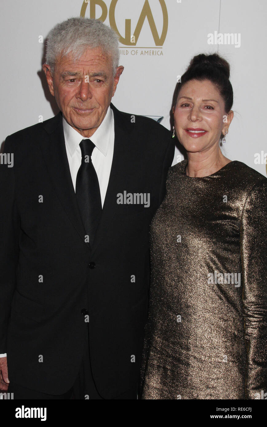 Los Angeles, USA. 19th Jan 2019. Richard Donner, Laura Shuler Donner 01 ...