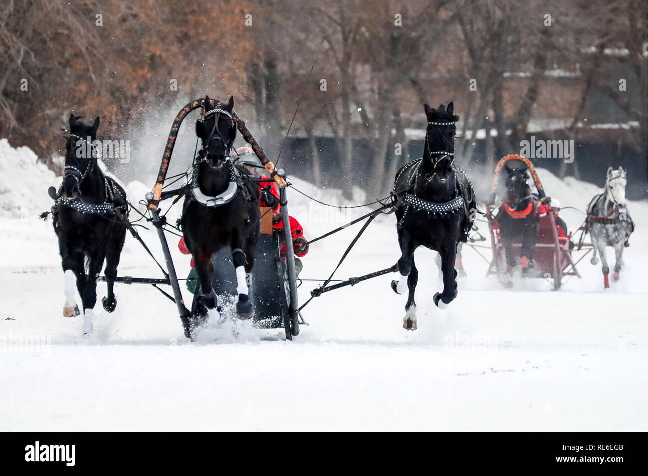 Russian Troika Stock Photos & Russian Troika Stock Images - Alamy