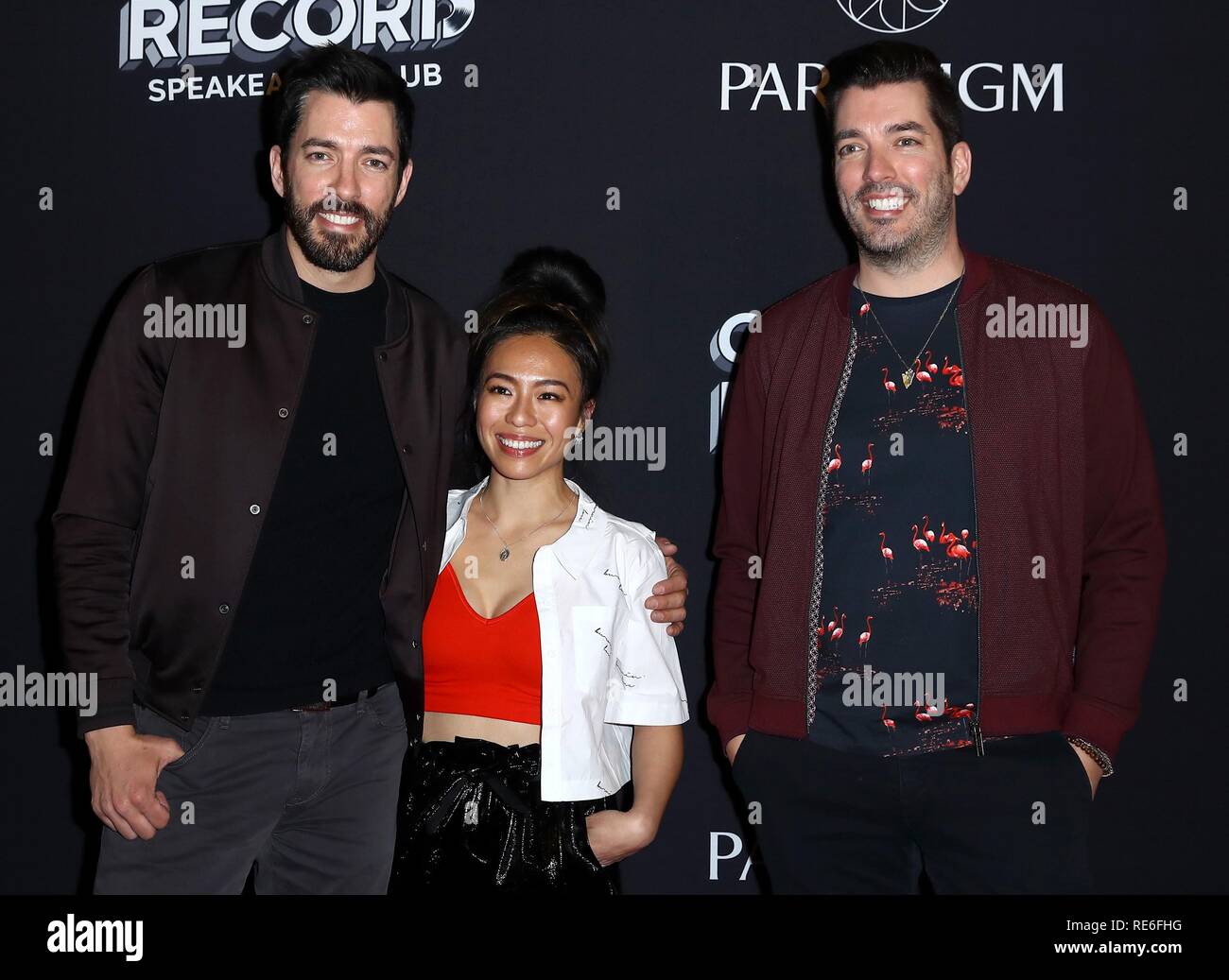 Las Vegas, NV, USA. 19th Jan, 2019. Drew Scott, Linda Phan, Jonathan ...