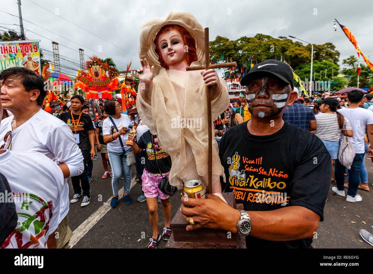 Kalibo, The Philippines. 20th January 2019. Thousands of Philippinos ...