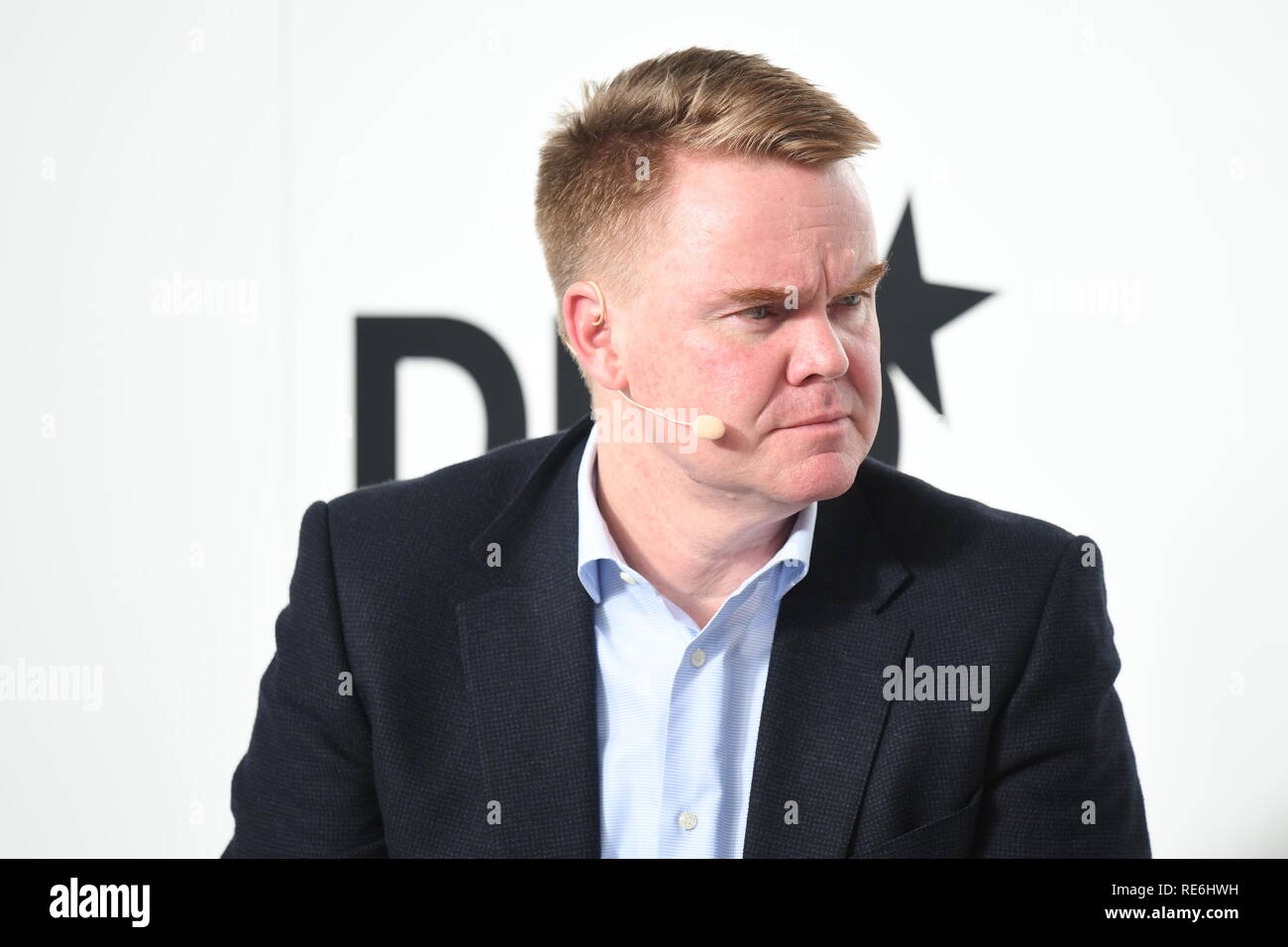 Martin Weiss (Hubert Burda Media Holding) speaks at the DLD Munich ...