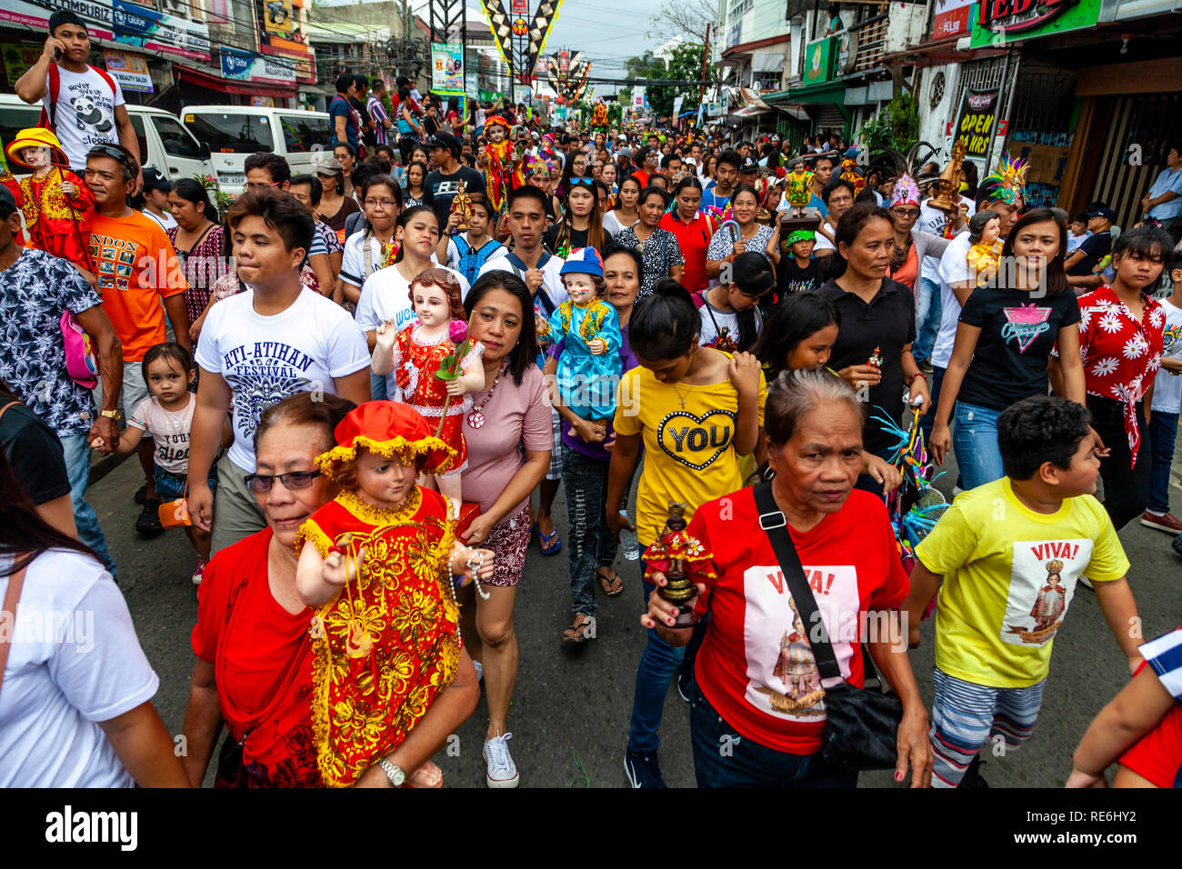 Kalibo, The Philippines. 20th January 2019. Thousands of Philippinos ...