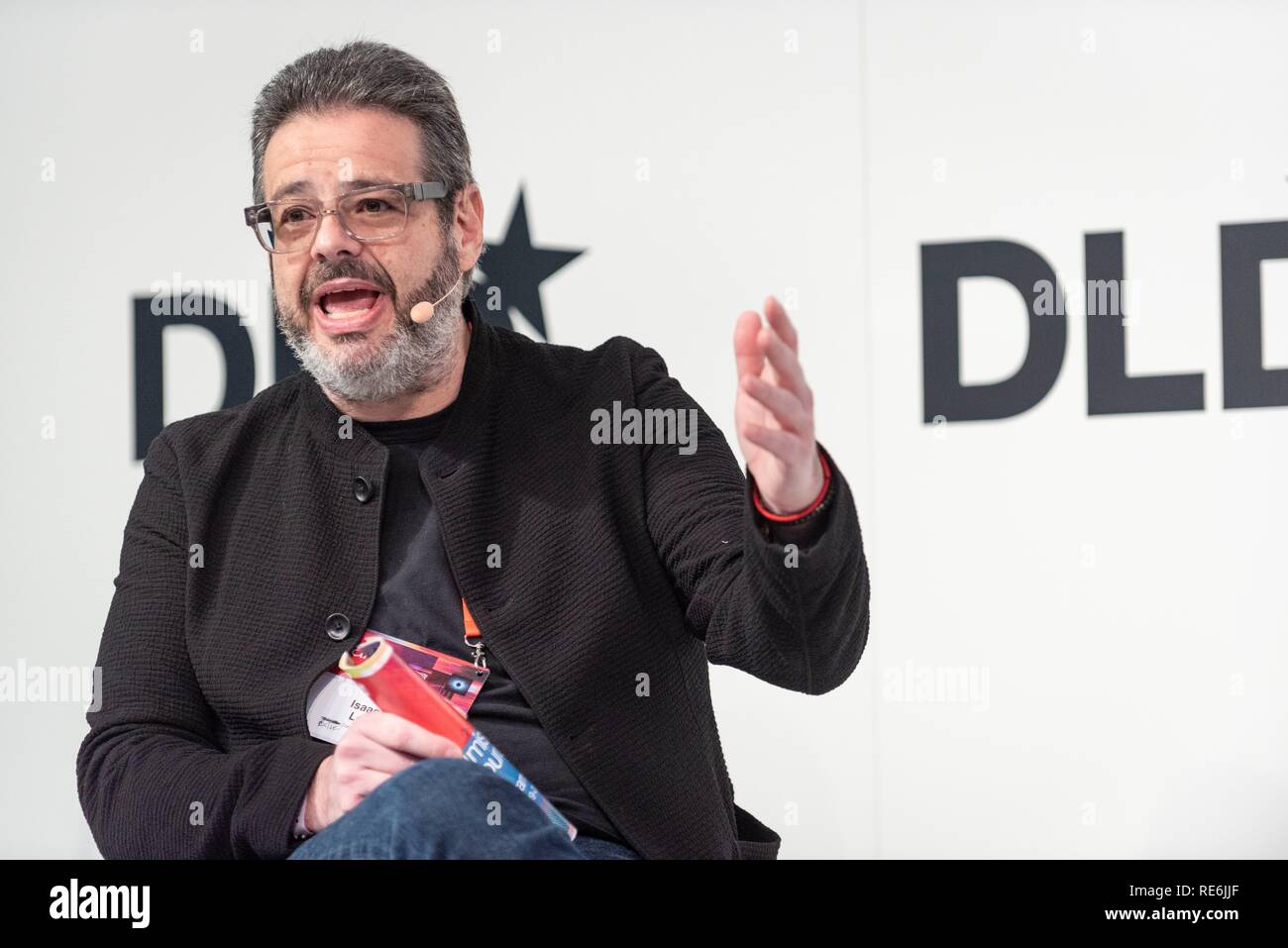 Isaac Lee (Exile Content Studio) speaks at the DLD Munich Conference ...